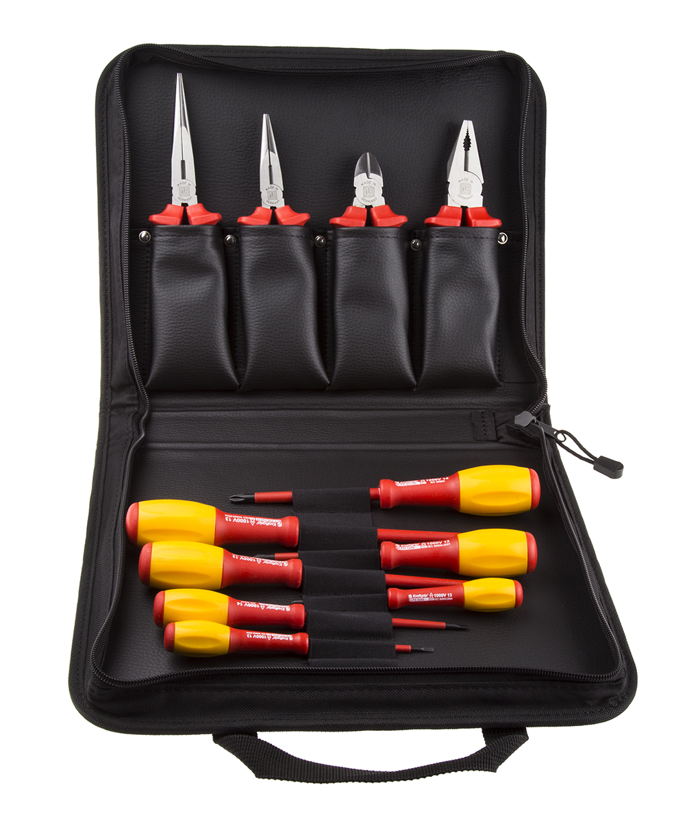 RS PRO 11 Piece Electricians Tool Kit with Pouch VDE Approved