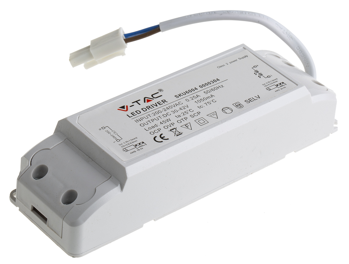 RS PRO LED Driver 30 42V Output 45W Output 1.05A Output Constant Current RS