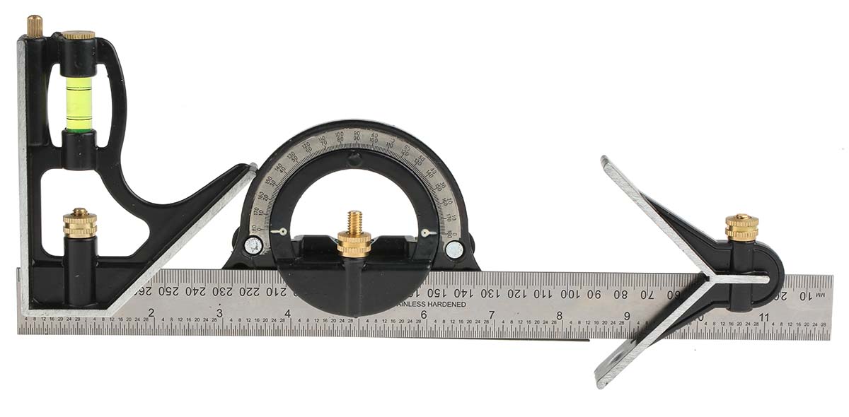 FB33RS Fisher 12 in 305mm Combination Square Set Steel RS