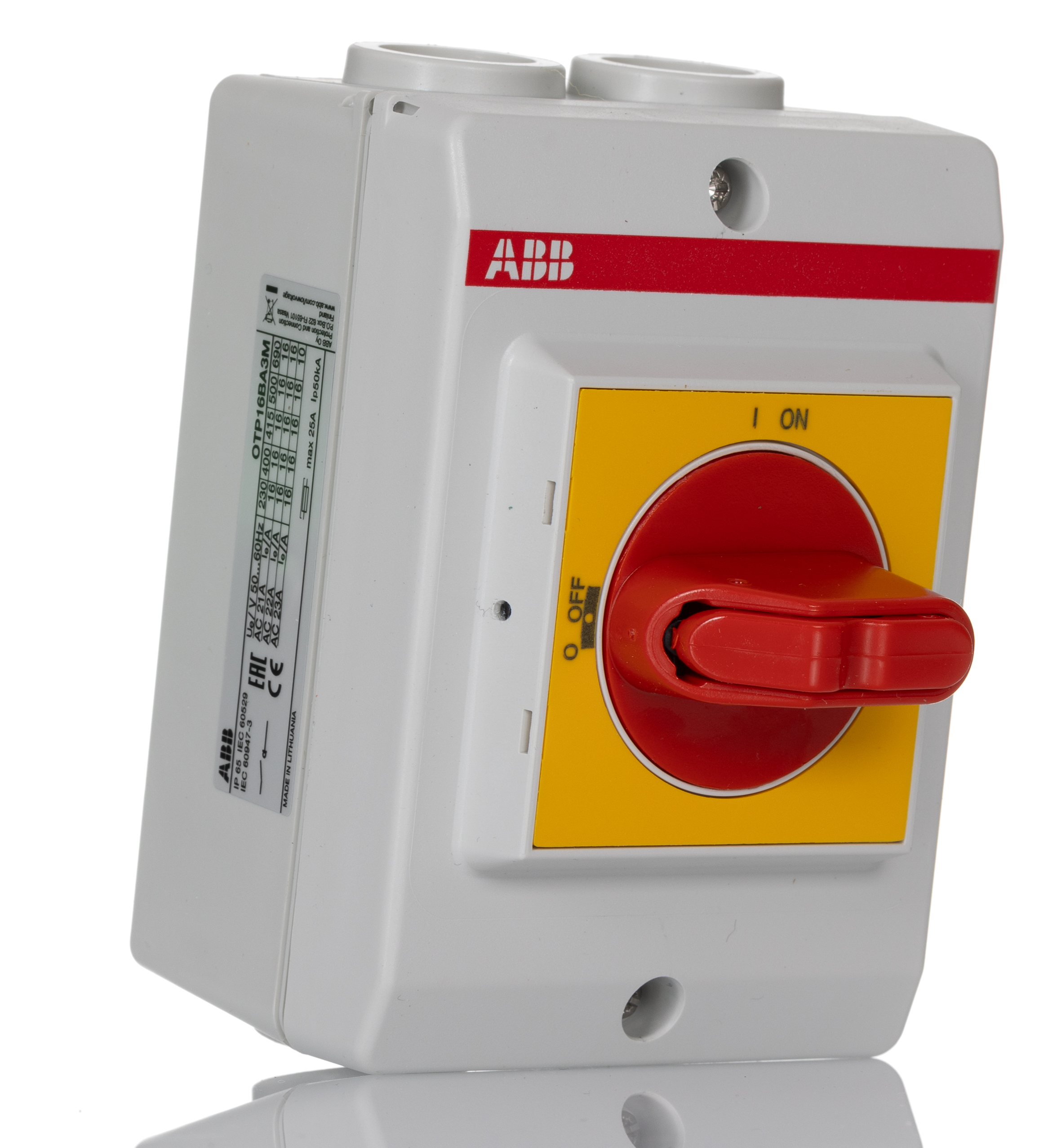 1SCA022401R3350 OTP16BA3M | ABB 3 Pole Switch Disconnector - 16A ...