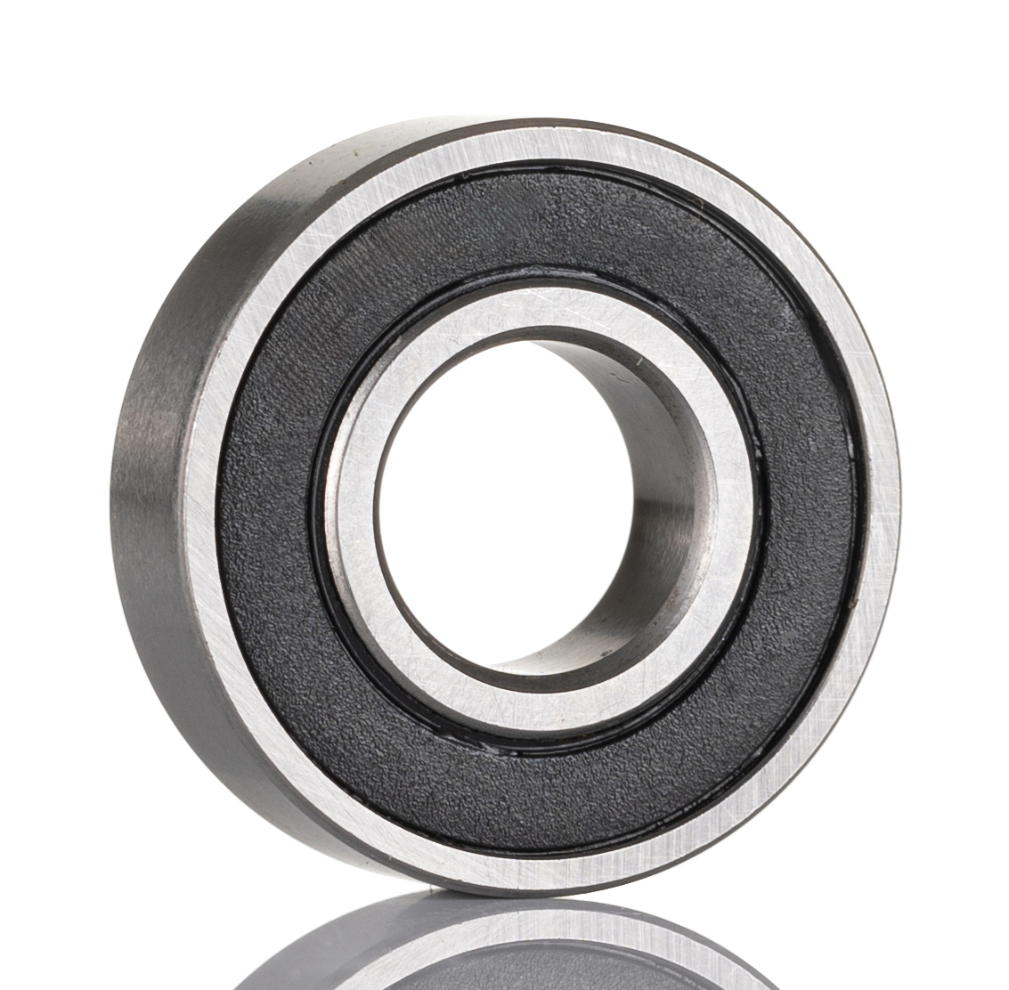RS PRO 6204-2RS Single Row Deep Groove Ball Bearing- Both Sides Sealed 20mm I.D, 47mm O.D | RS