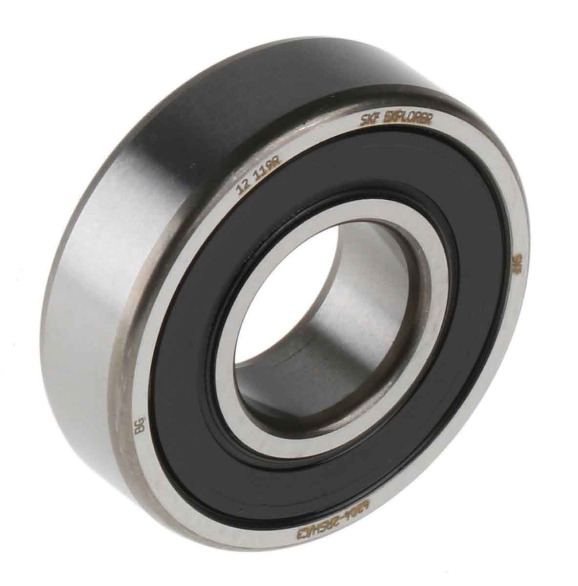 SKF 6204-2RSH/C3 Single Row Deep Groove Ball Bearing- Both Sides Sealed 20mm I.D, 47mm O.D | RS