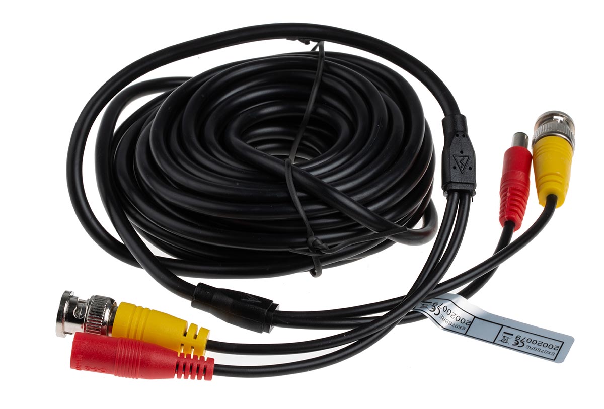 RS PRO Cable CCTV Cable for use with CCTV Cameras Recorders DVRs Monitors RS