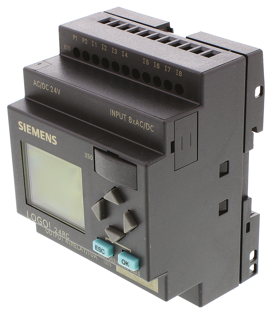 6ED1052-1CC01-0BA6 | Siemens LOGO! 6 Logic Module, 24 V dc Digital, Transistor, 8 x Input, 4 x ...