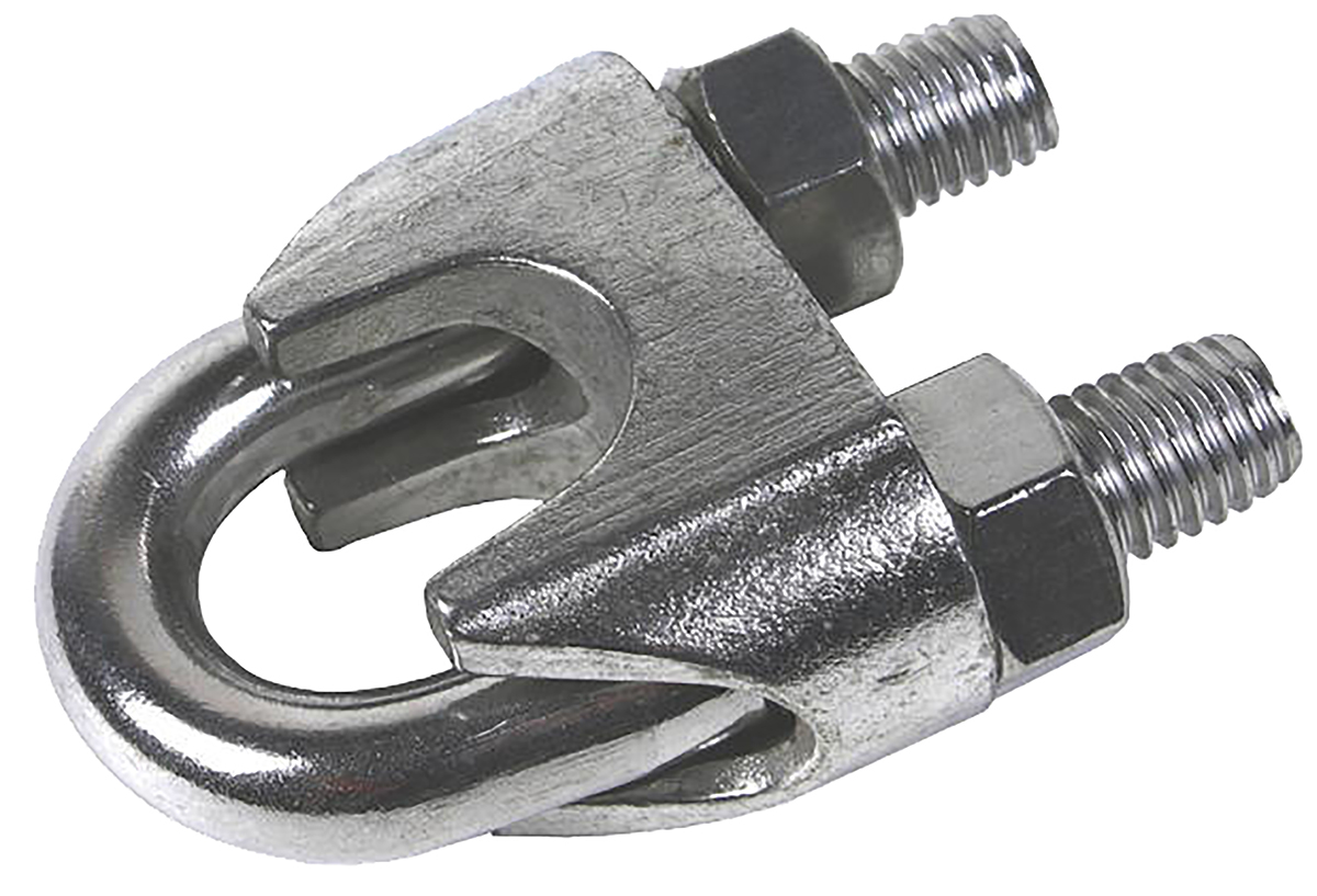 RS PRO Stainless Steel 8mm Diameter Wire Rope Grip RS