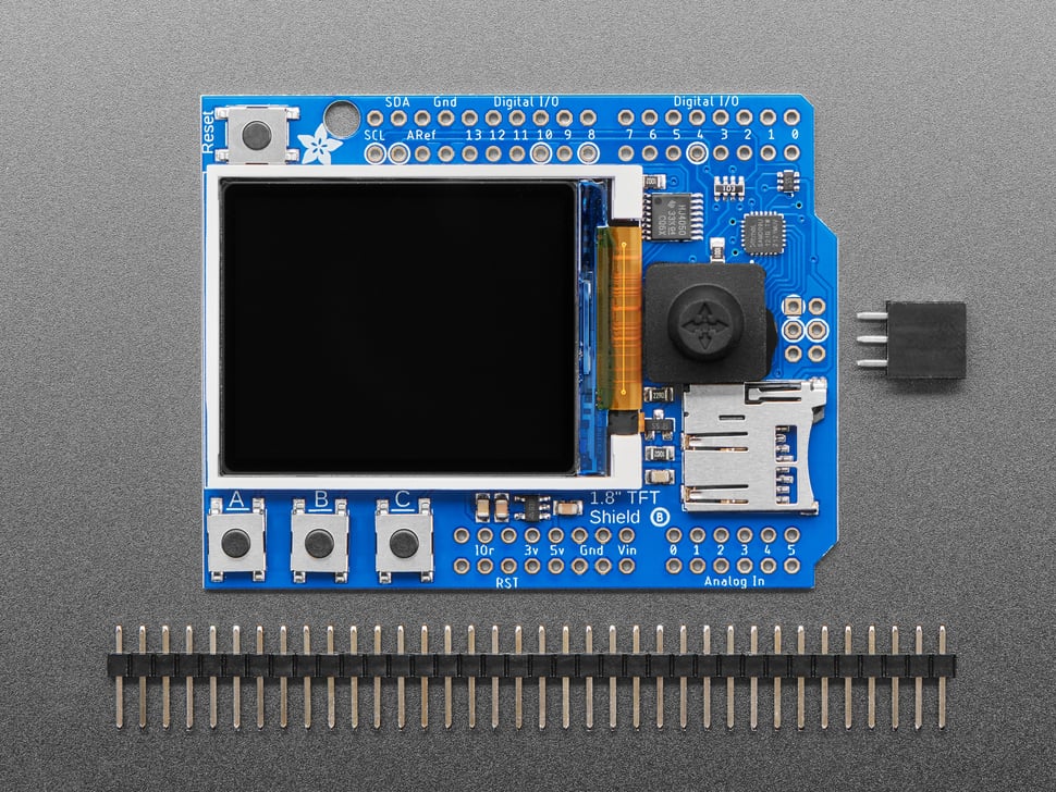 ADAFRUIT INDUSTRIES Arduino互換ディスプレイ, 1.8インチ, カラーLCDディスプレイ, 802 | RS