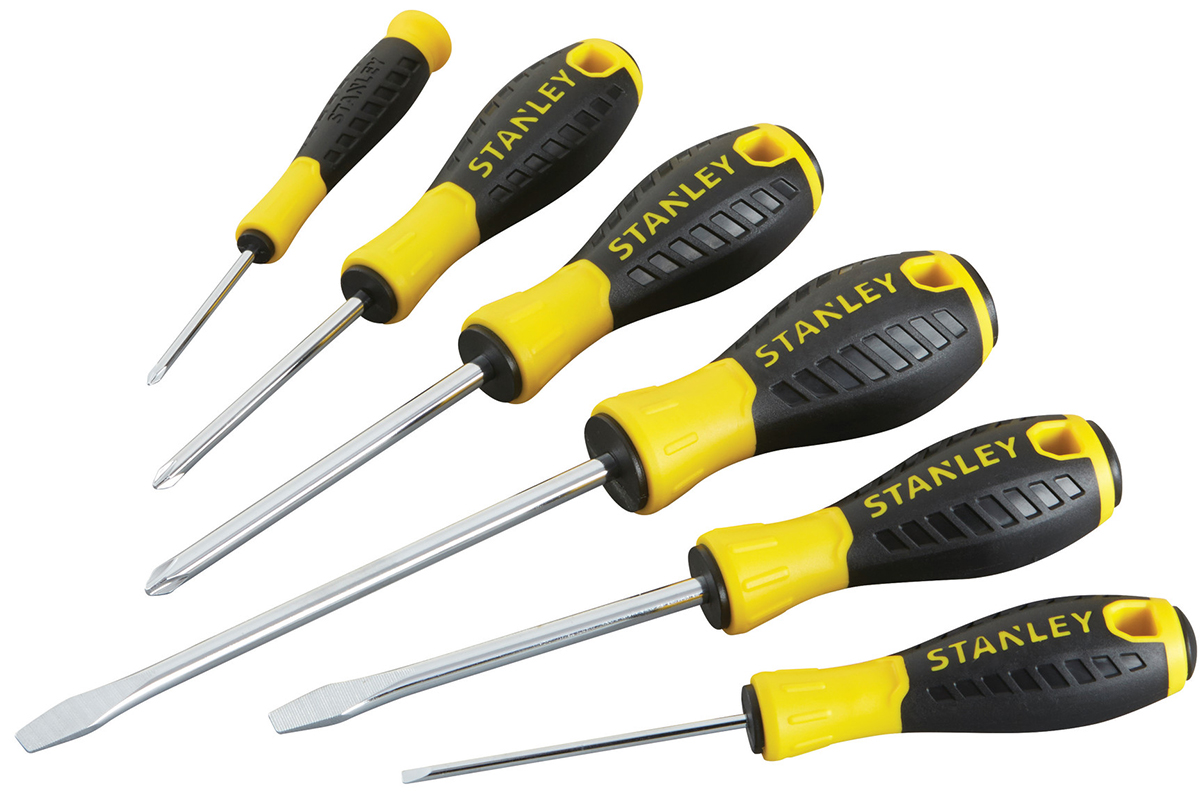 STHT0 60209 Stanley Phillips Slotted Screwdriver Set 6 Piece RS