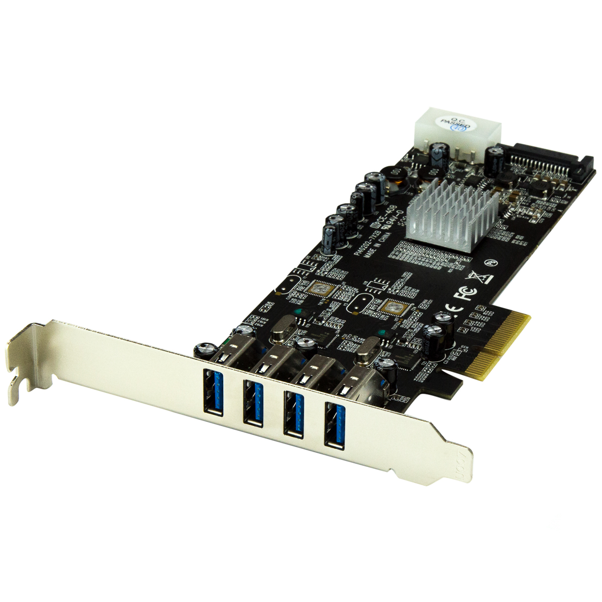 PEXUSB3S42V StarTech 4 Port USB A PCIe USB 3.0 Card RS