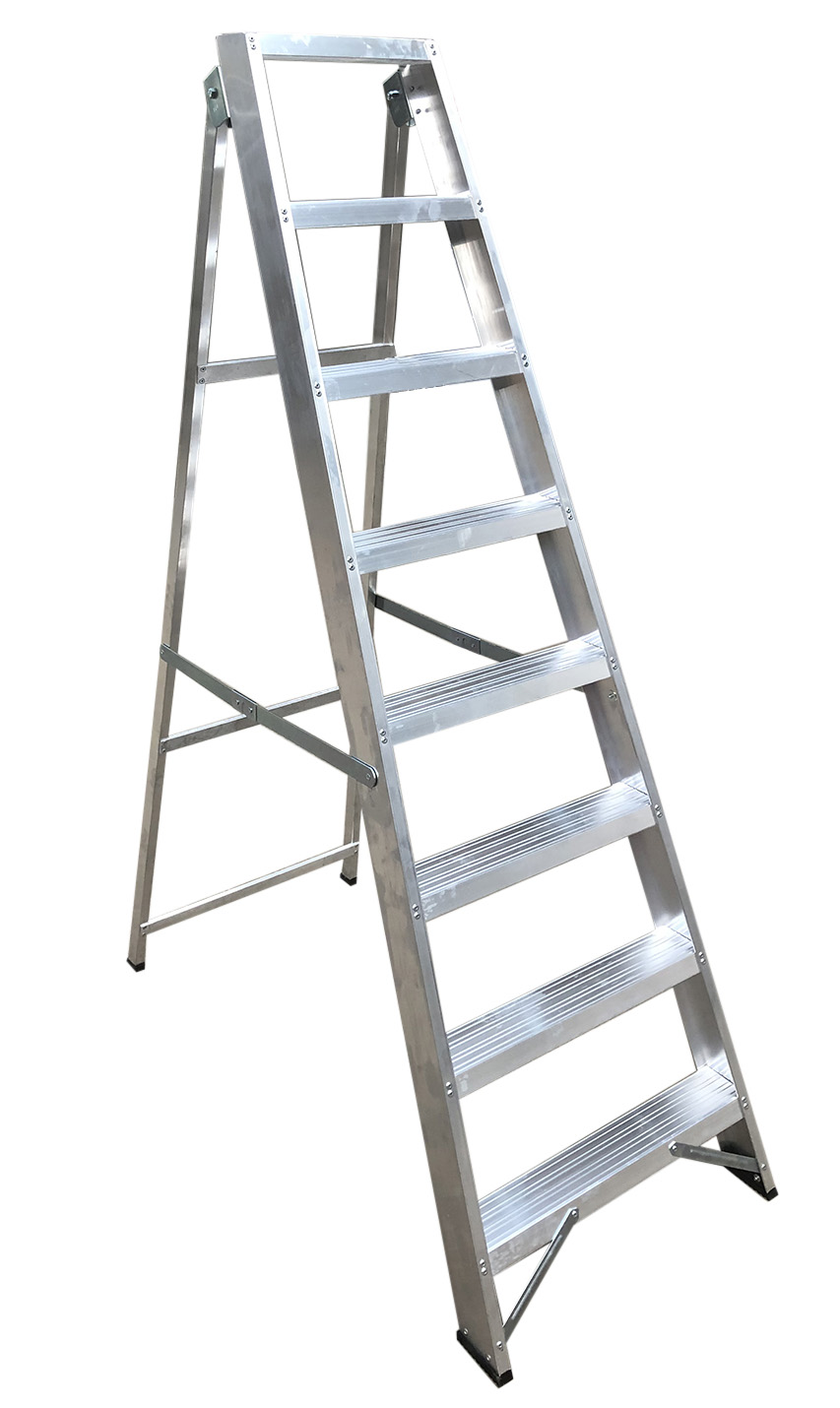 8 foot aluminum step ladder store