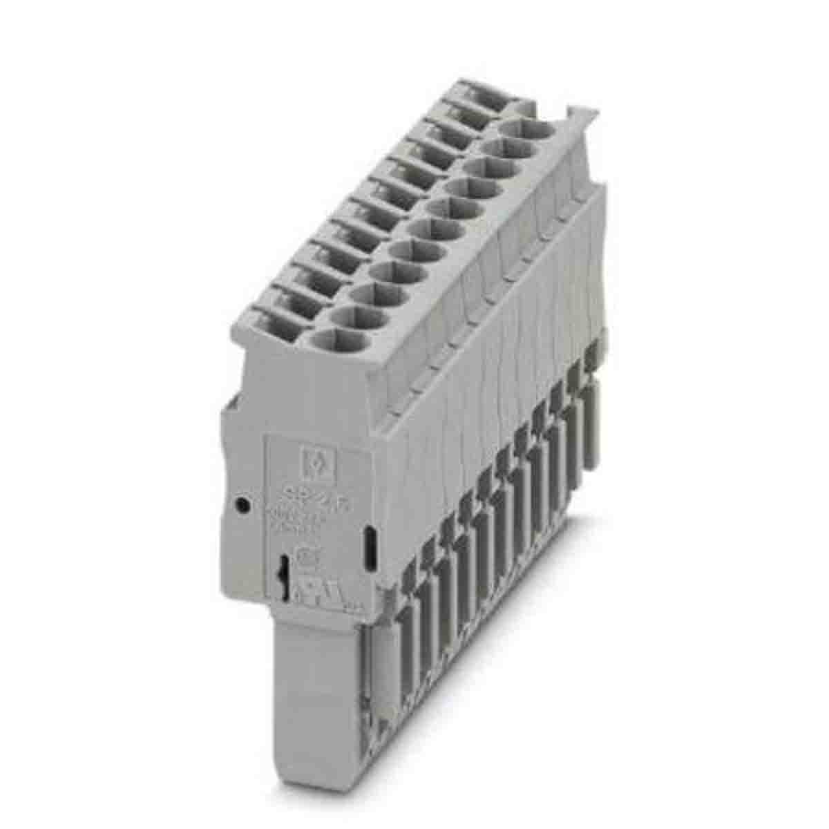 3040368 | Phoenix Contact 5.2mm Pitch Pluggable Terminal Block, Plug ...