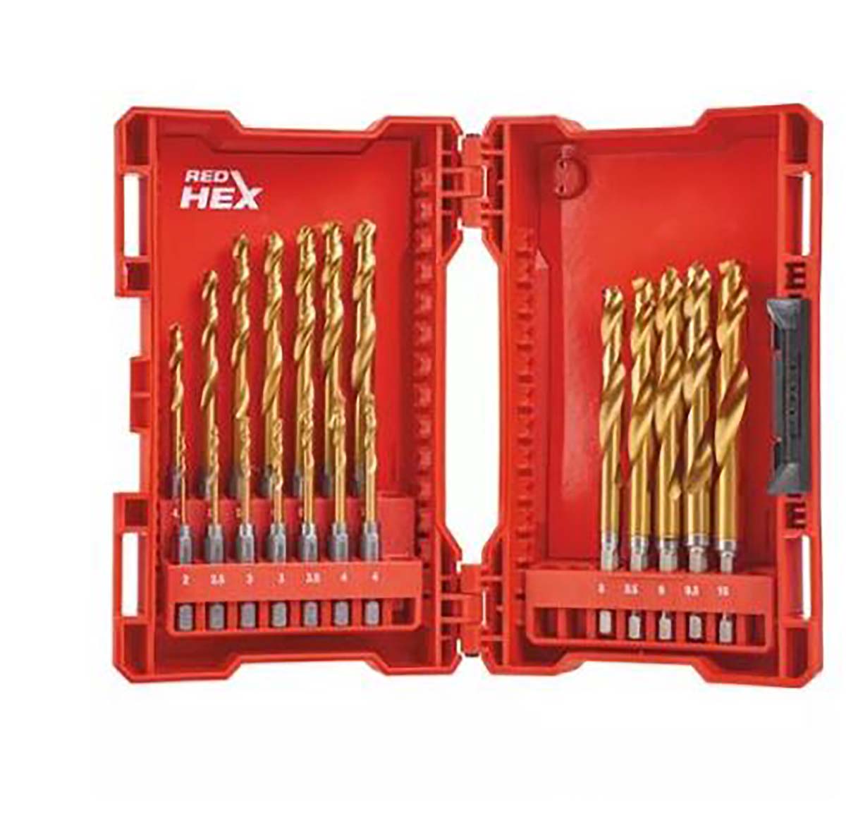 4932 4938 66 Milwaukee 19 Piece Twist Drill Bit Set for Metal 10mm Max 2mm Min RS
