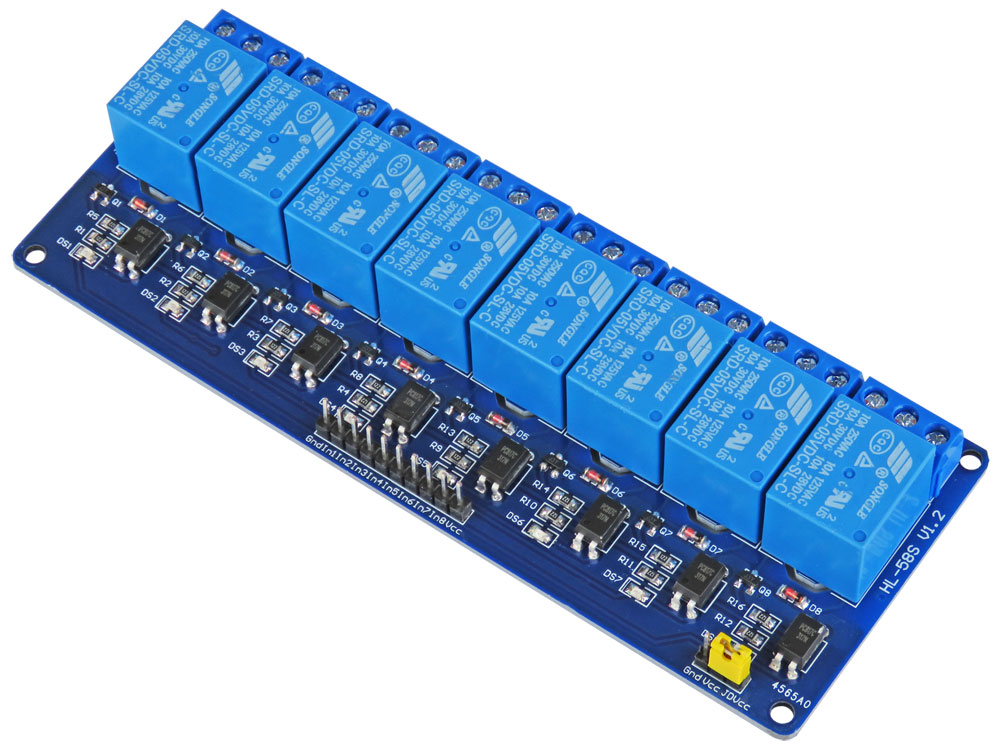 TTL-RELAY08-5V | Seeit TTL-RELAY08 Relay for Relay Control Card for Arduino, AVR, PIC, Raspberry ...