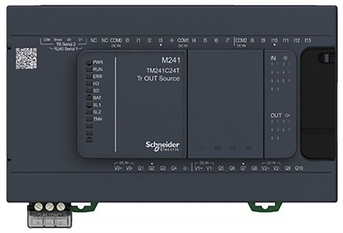 TM241C24T | Schneider Electric PLC (CPUユニット)ユニット, シリーズ名：Modicon M241 | RS