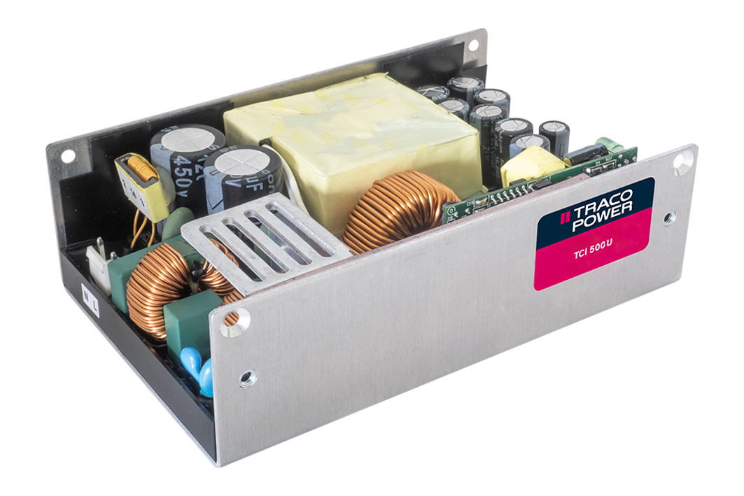 TRACOPOWER AC-DC Power Supply, TCI 500-148U-T, 48V dc, 10.41A, 500W, 1 Output, 90 → 264V ac ...