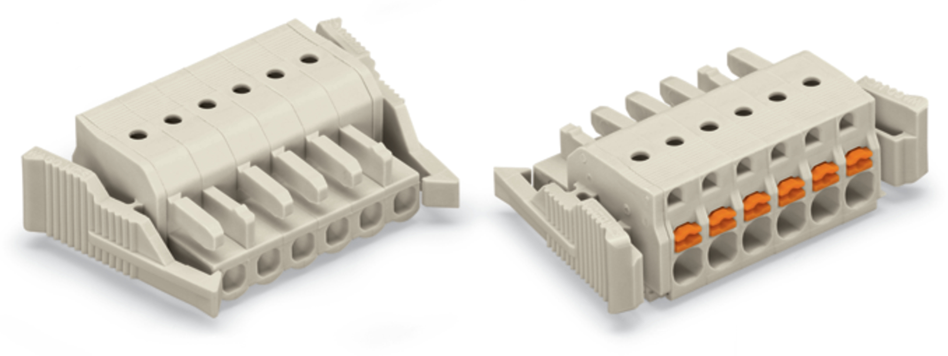 2721-104/037-000 | WAGO 2721 Series Female Lighting Connector, 4-Pole, Female, 4-Way, Plug-In ...