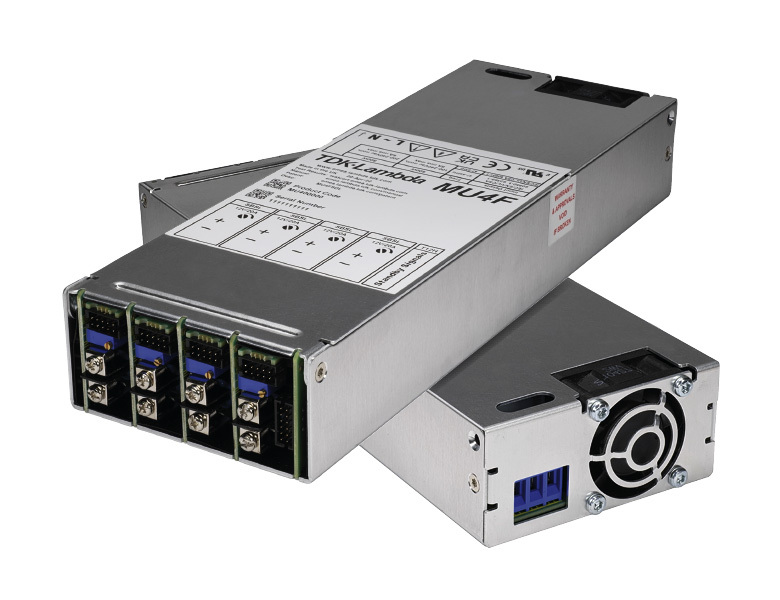 TDK-Lambda Switching Power Supply, MU400PBF, 5 V, 24 VV dc, 5 A, 10 A, 800W, 5 Output, 85 → 264V ...