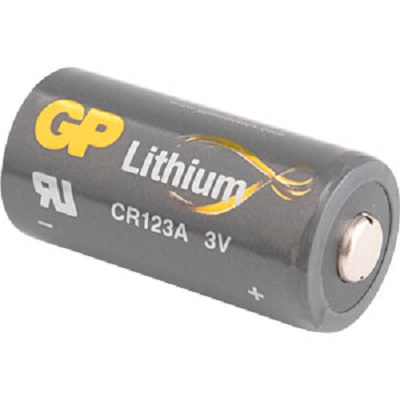 GPPCL123A107 Gp Batteries Lithium Manganese Dioxide 3V CR123A Lithium Speciality Size Battery RS