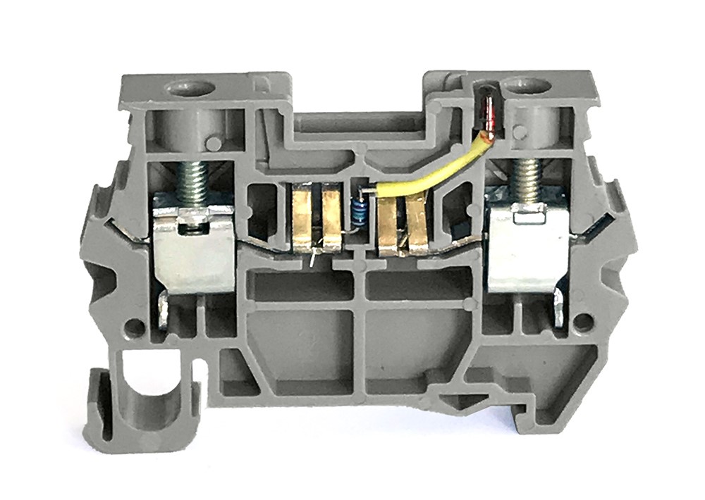 RS PRO Component Terminal Block, 6mm², 1-Level, Clamp Termination | RS