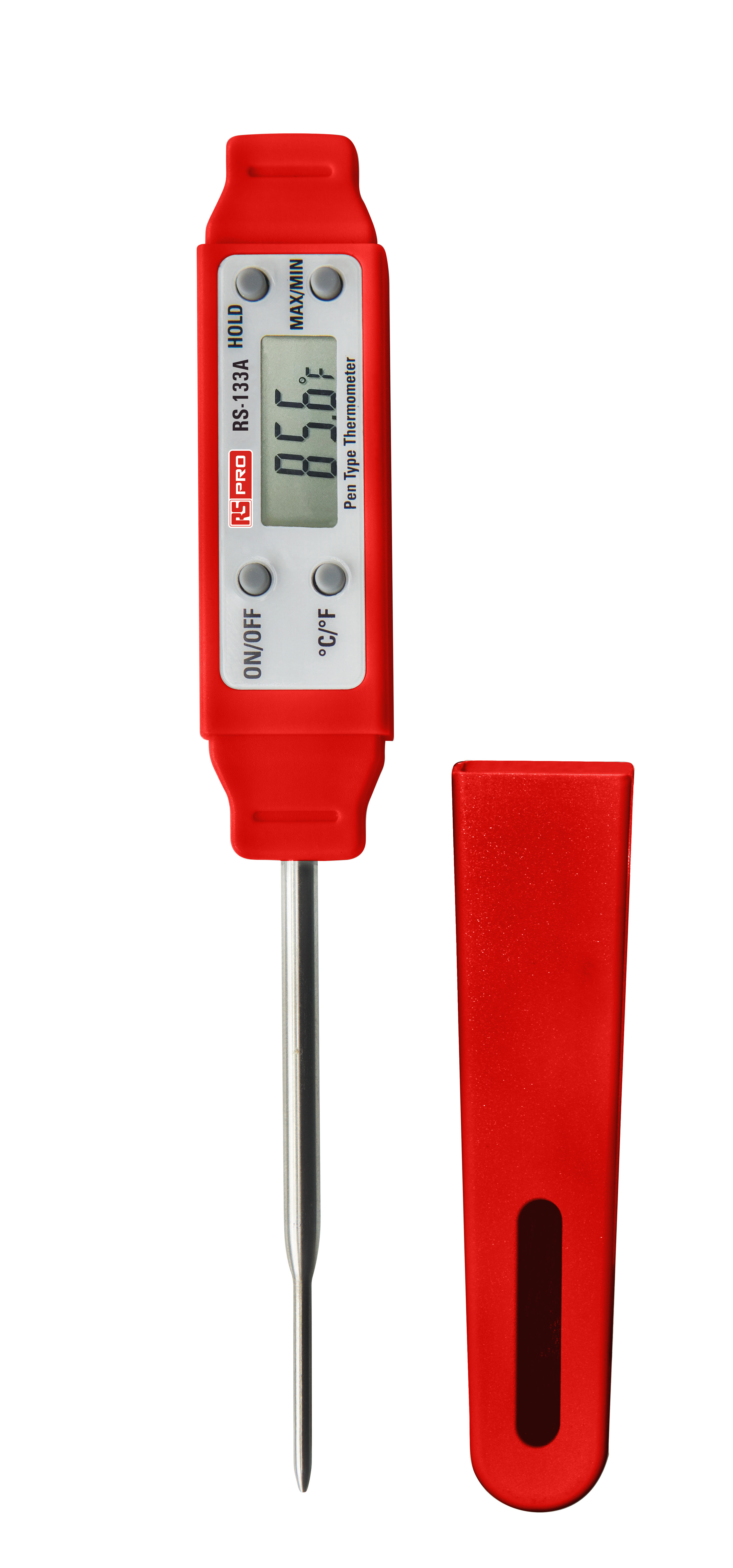 RS PRO Probe Digital Thermometer for Multipurpose Use, NTC Probe, +200°C Max, 2% Accuracy | RS