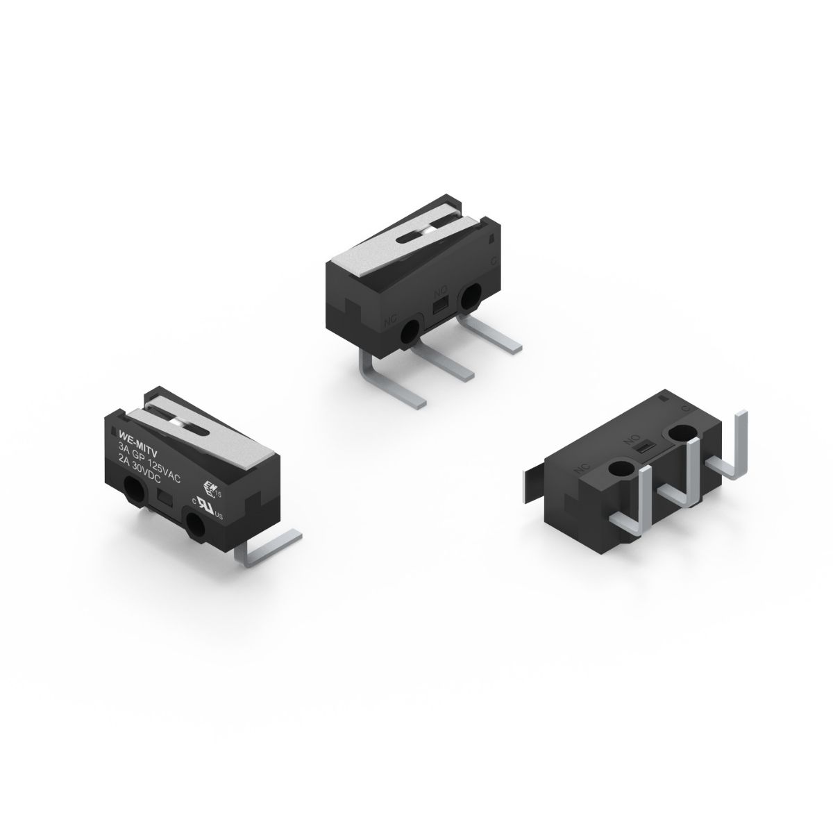 463092691402 | Wurth Elektronik Lever Micro Switch, THT Terminal, 3A ...