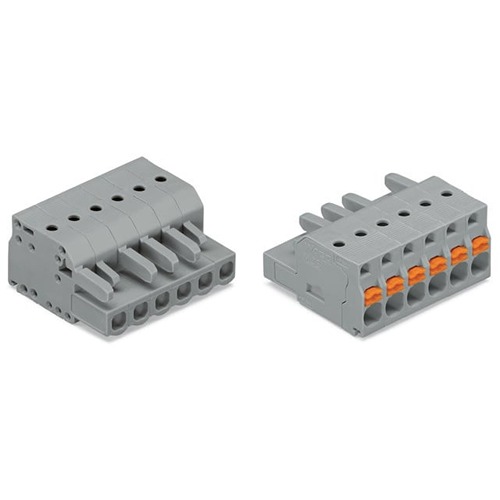2231-105/026-000 | WAGO 2231 Series Pluggable Connector, 5-Pole, Female, 5-Way, Snap-In, 16A | RS