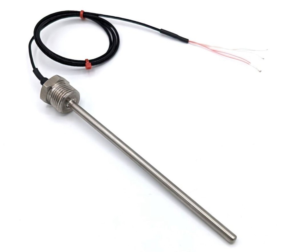 RS PRO PT100 RTD Sensor, 6mm Dia, 100mm Long, 4 Wire, 1/2 BSPP, +250°C Max | RS