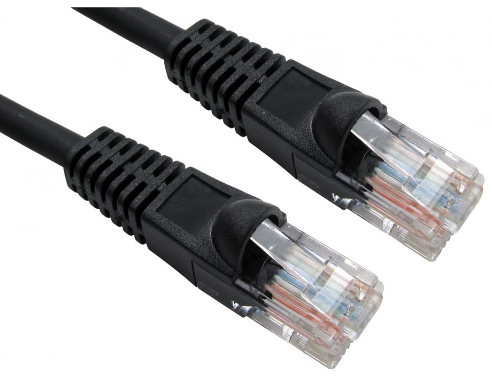 RS PRO, Cat6 Cat6, Black RJ45 to Male RJ45 Male, UTPUnshielded, Terminated LSZH Sheath | RS