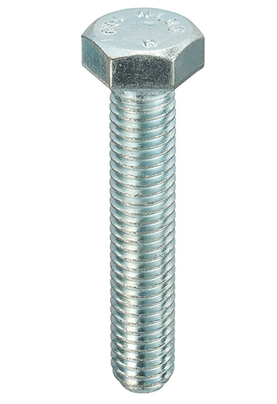 RS PRO Bright Zinc Plated Steel, Hex Setscrew, M10 x 60mm | RS