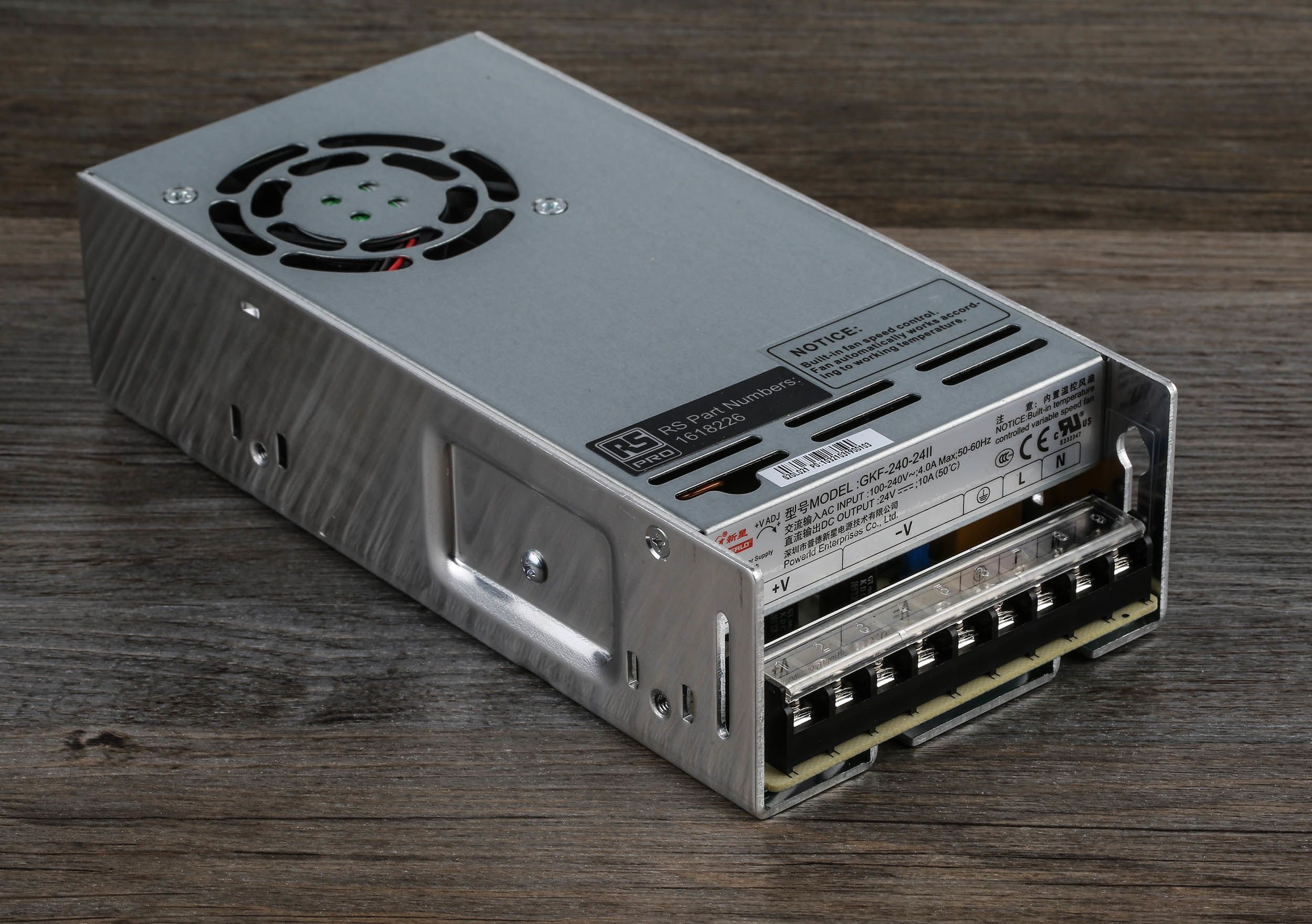 RS PRO Switching Power Supply, 24V dc, 10A, 240W, 1 Output | RS RS PRO Switching Power Supply, 24V dc, 10A, 240W, 1 Output | RS