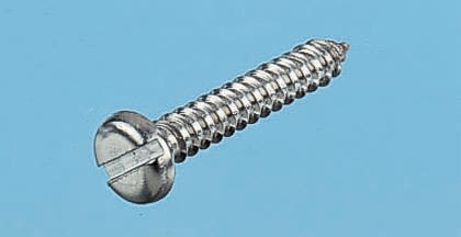 DIN7971 | RS PRO Bright Zinc Plated, Clear Passivated Steel Pan Head Self Tapping Screw, M4.2 x | RS