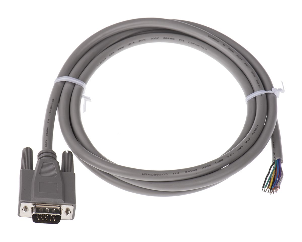VGA monitor cable with flyleads,2m | RS