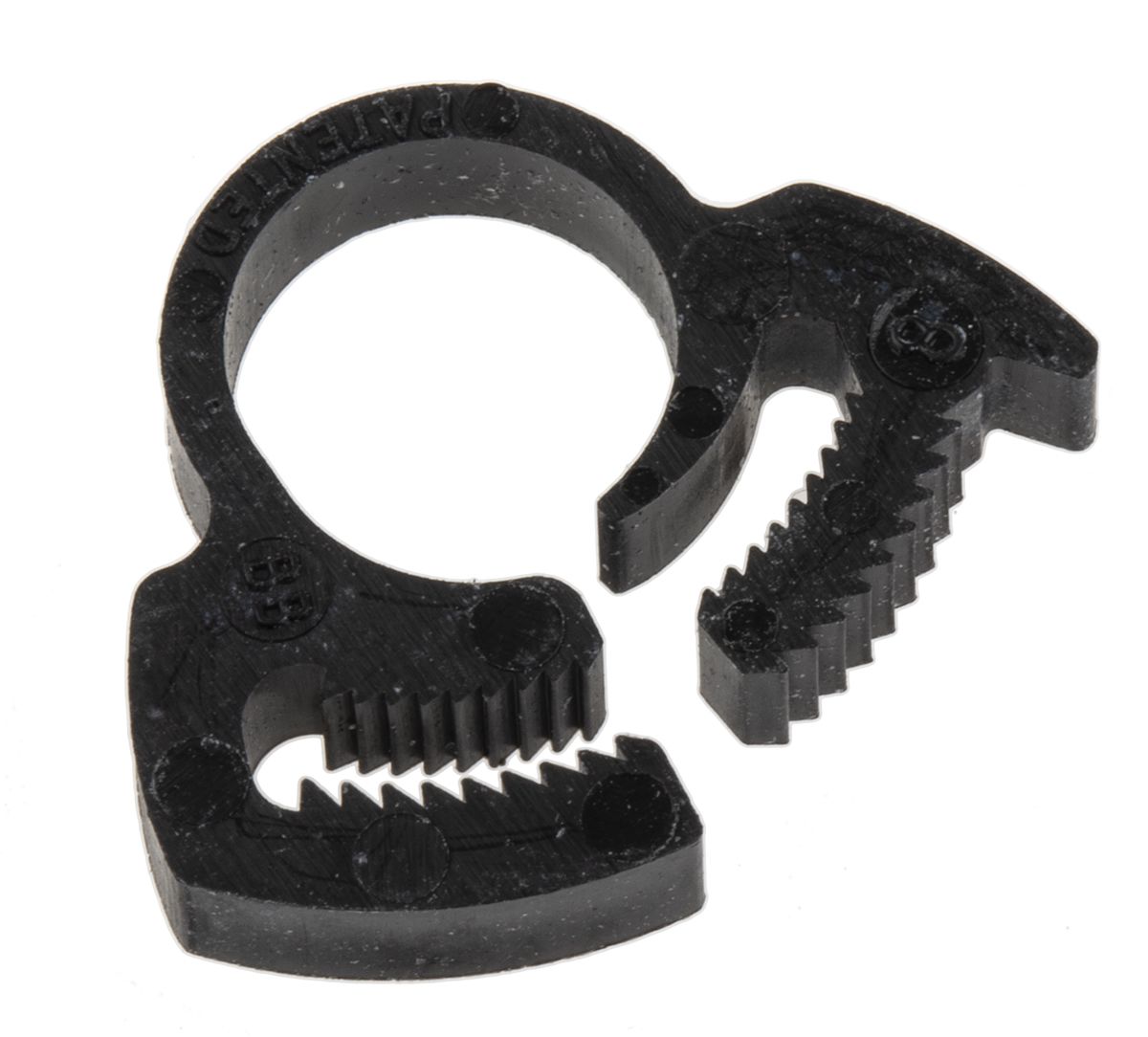 RS PRO Nylon Snap Grip Hose Clamp 9 2 10 8mm ID RS