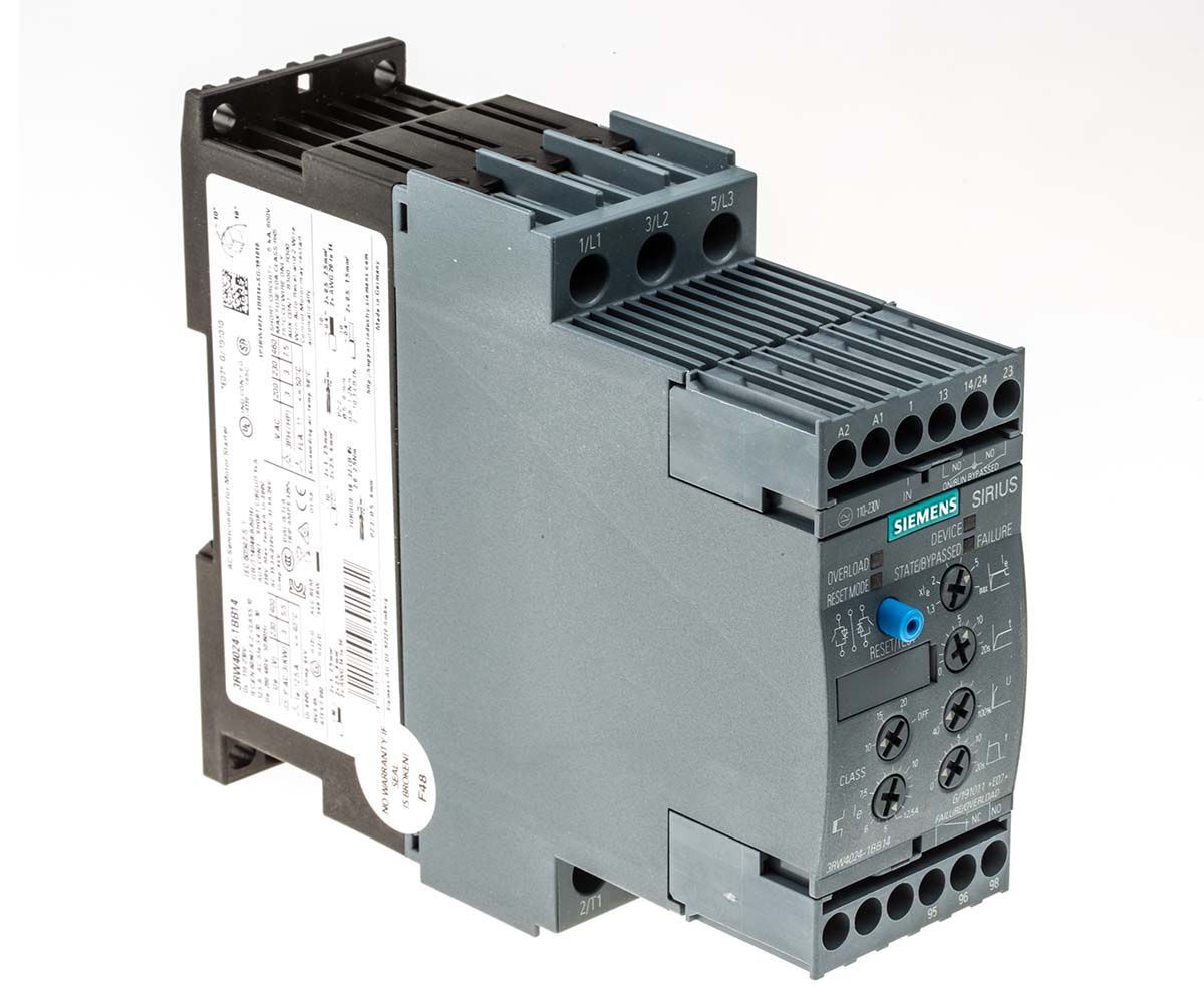 3RW4024-1BB14 | Siemens SIRIUS 3RW40 Sanftstarter 3-phasig 5,5 kW, 480 ...