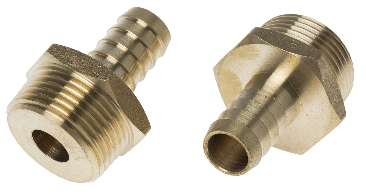 RS PRO Hose Connector Hose Tail Adaptor BSP 3 4in 1 2in ID RS