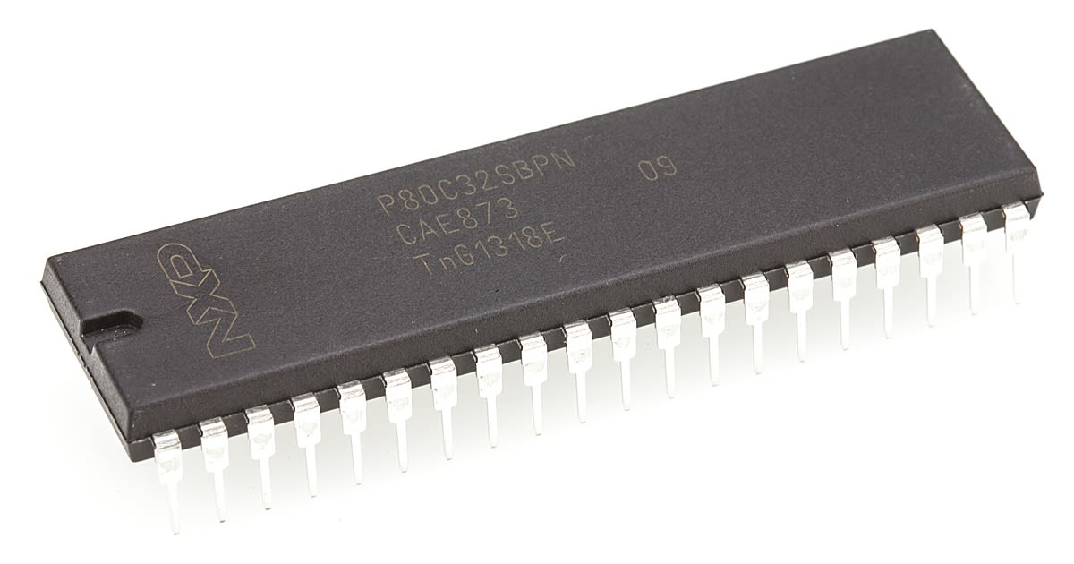 P80C32SBPN,112 | Microcontrolador 80C51 8bit 256 B RAM, 32 kB EPROM, PDIP 40 pines 16MHZ | RS