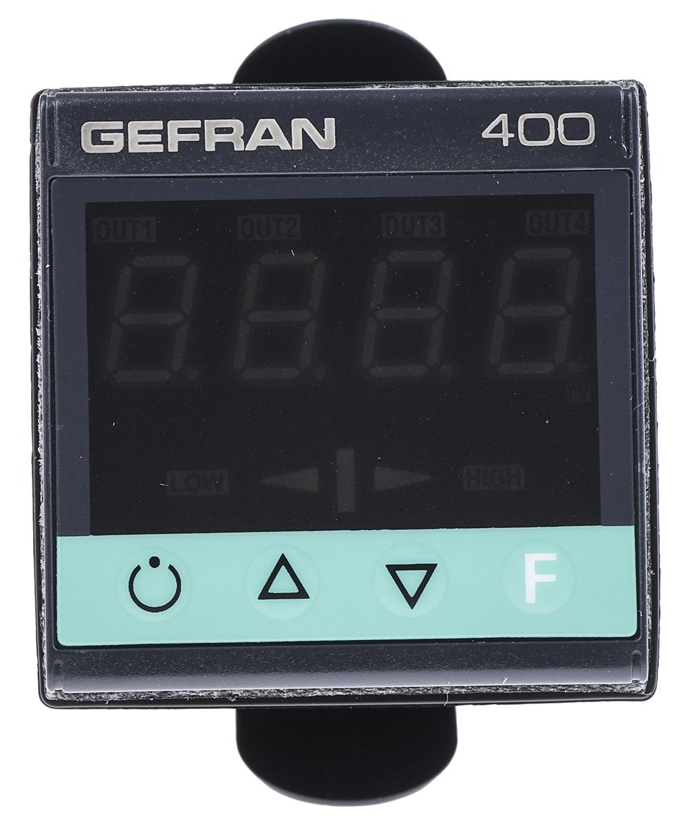 400-RR-1-000 | Termoregolatori PID Gefran 400, 100 V c.a., 240 V c.a., 48 x 48 (1/16 DIN)mm, 2 ...