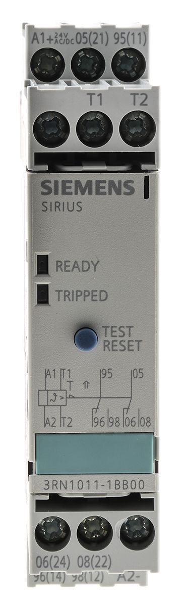 3RN1011-1BB00 | Siemens Thermistor motor protection relay Monitoring Relay, +60 → +180°C, DPDT | RS