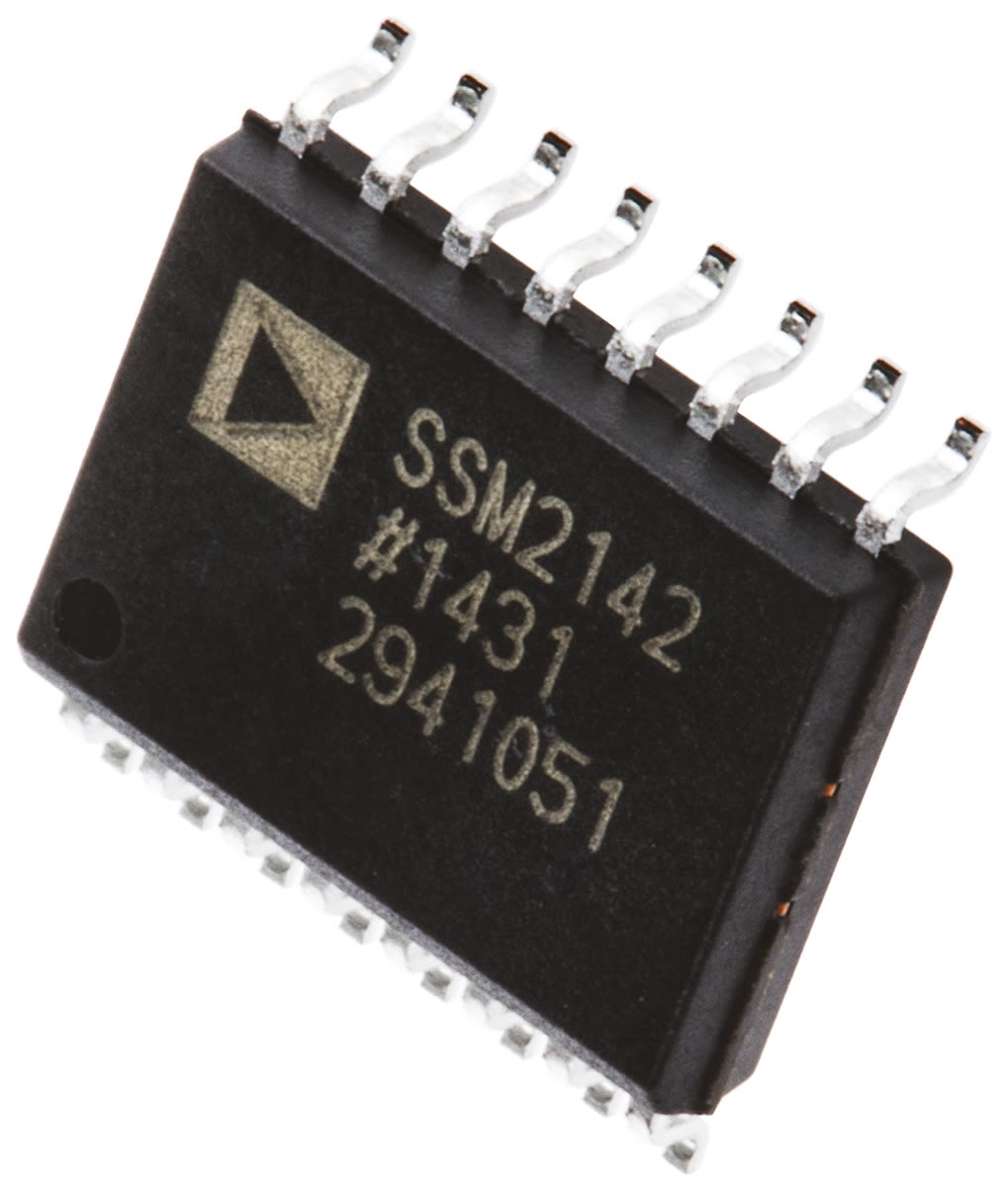 Analog Devices SSM2142SZ Differential Line Driver, 16-Pin SOIC W | RS