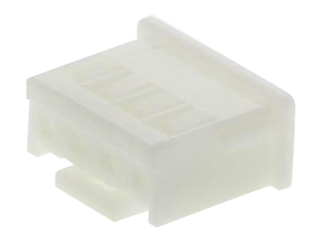 Carcasa de conector JST XAP-04V-1, Serie XA, paso: 2.5mm, 4 contactos, , 1 fila filas, Recta ...