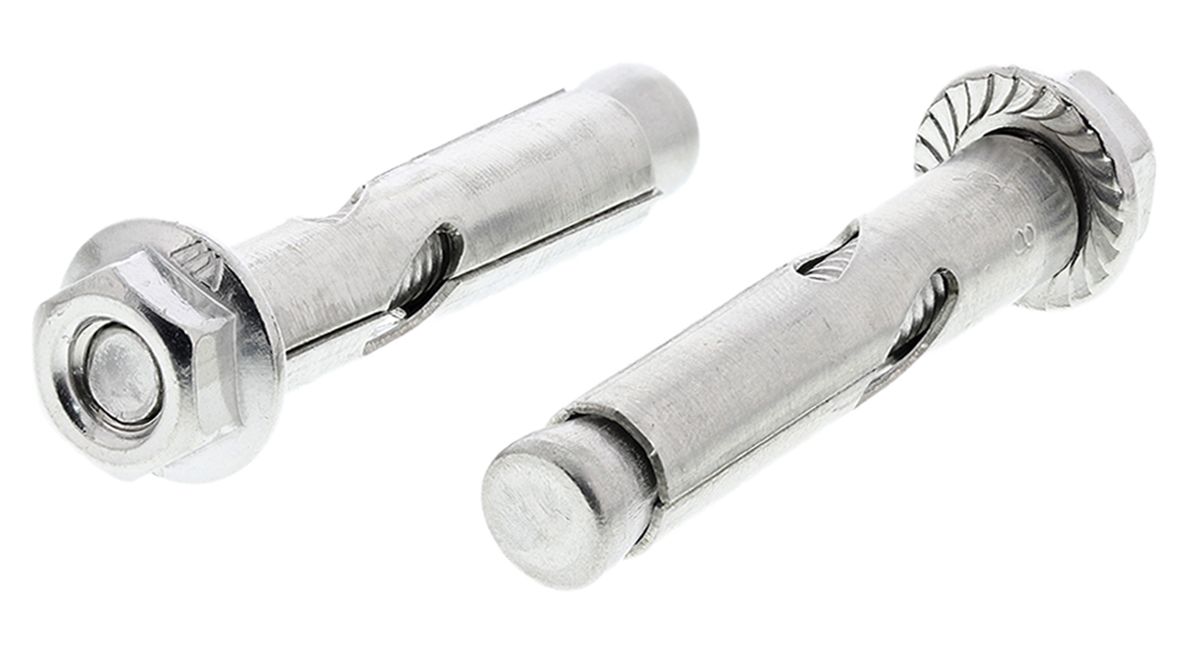 RS PRO Stainless Steel Masonry Fixing 40mm, 8mm fixing hole | RS