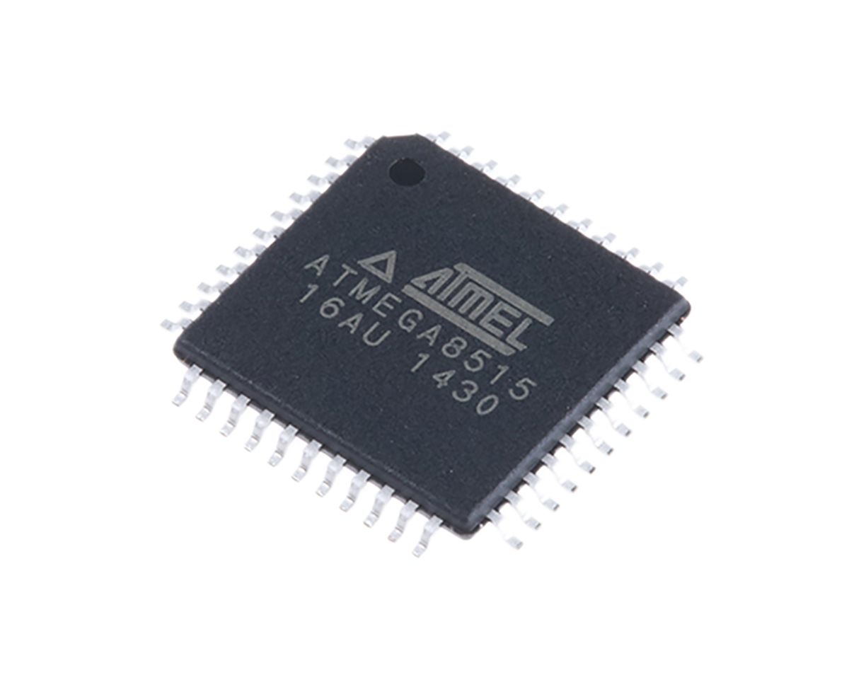 Microchip ATMEGA8515-16AU, 8bit AVR Microcontroller, ATmega, 16MHz, 512 B, 8 kB Flash, 44-Pin ...