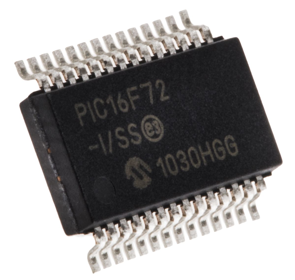 Microchip PIC16F72-I/SS, 8bit PIC Microcontroller, PIC16F, 20MHz, 2K Flash, 28-Pin SSOP | RS