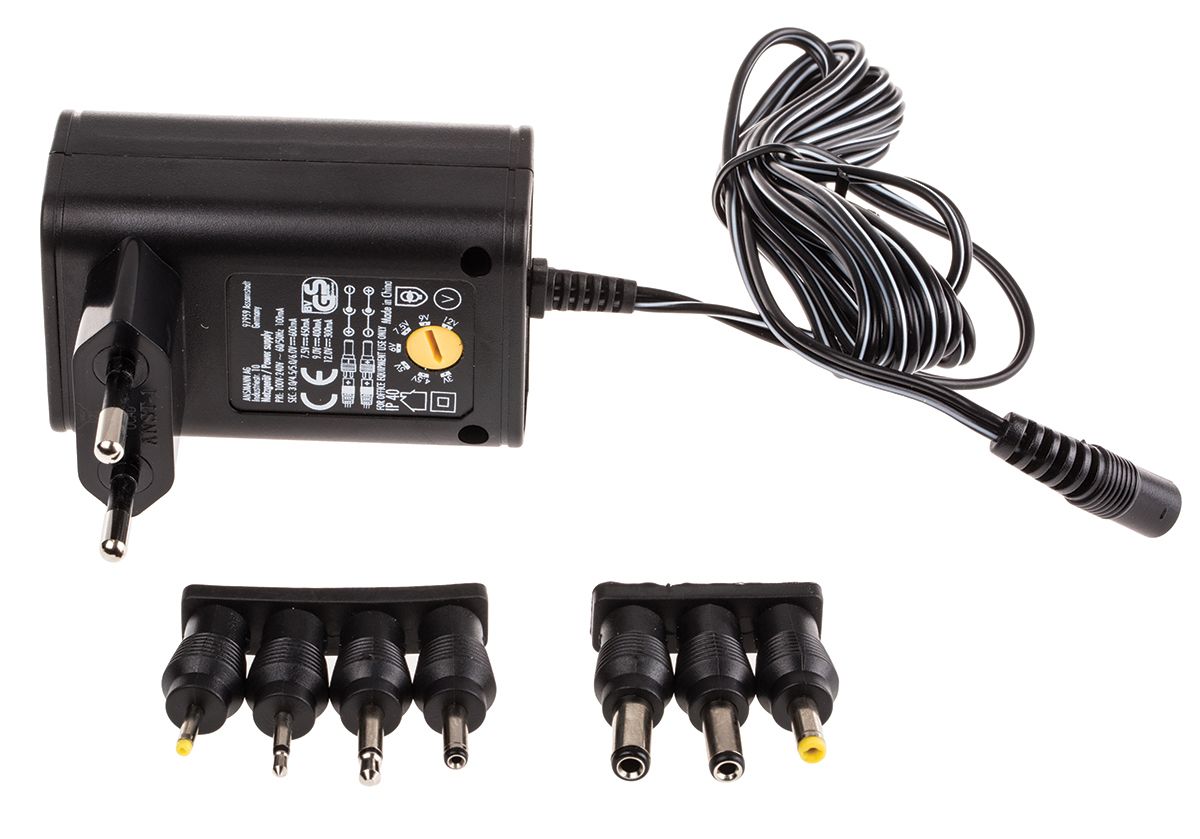 5111233 | Adaptador AC/DC Ansmann 100V ac, 3V dc, 1 salida, Adaptador ...