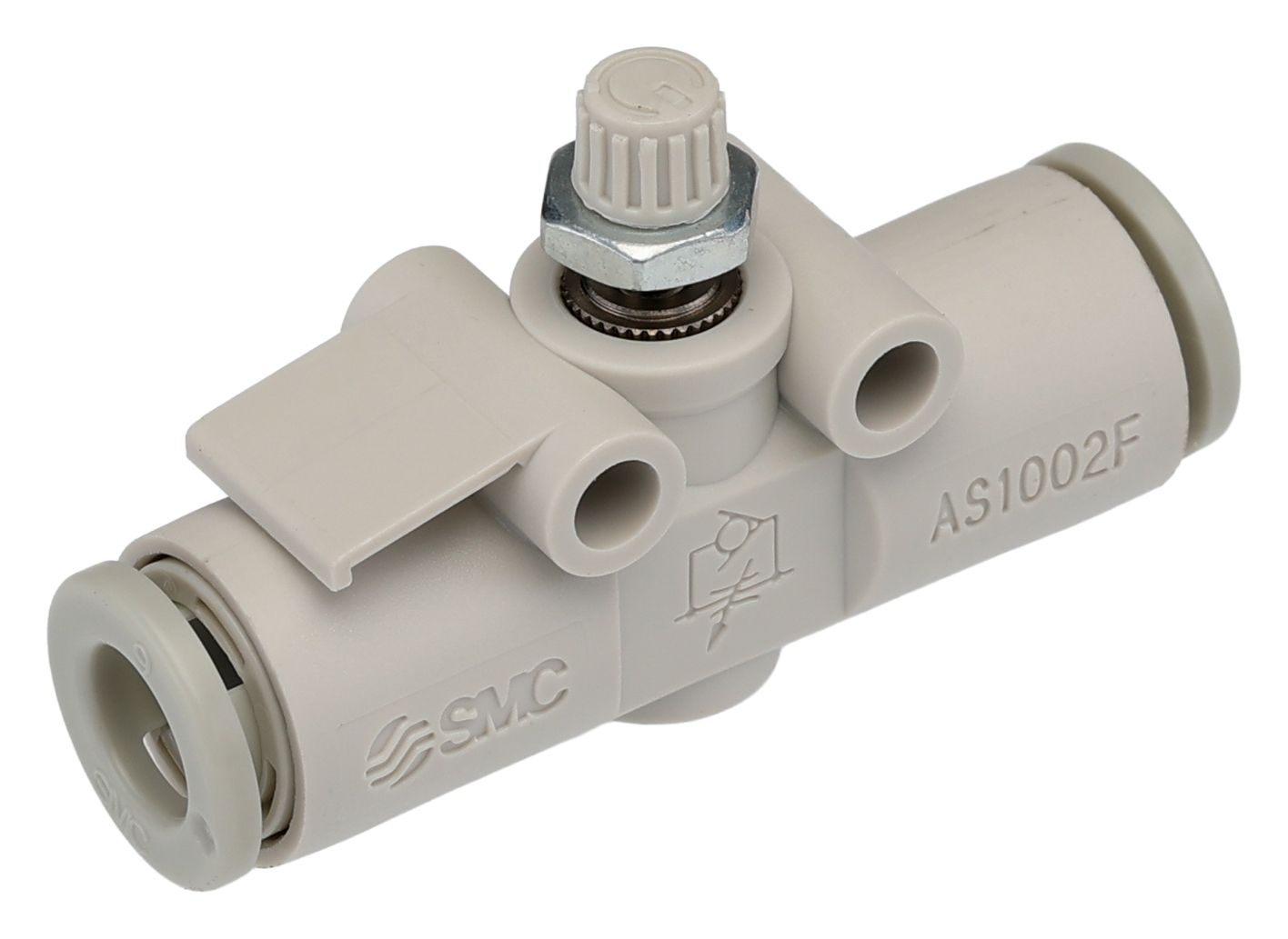 AS1002F-06 | SMC AS Series Tube Flow Controller, 6mm Tube Inlet Port x 6mm Tube Outlet Port | RS