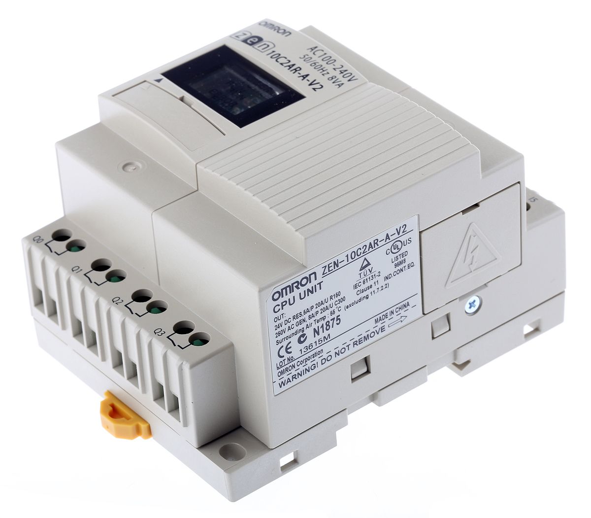 Zen 10c2ar A V2 Omron Zen Logic Module 6 Inputs 4 Outputs Relay Computer Interface Rs 5147