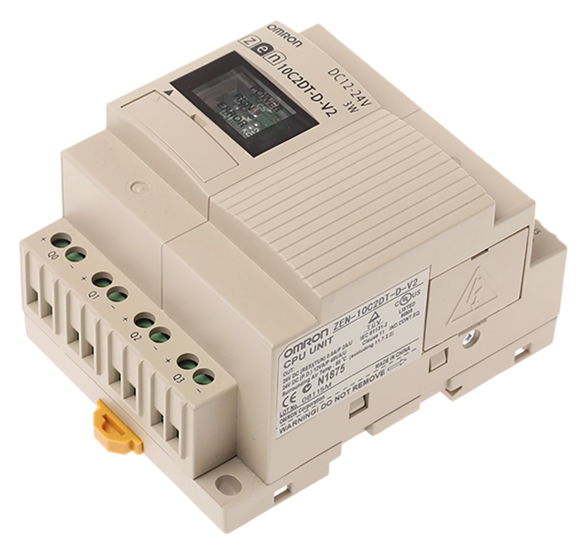 Zen 10c2dt D V2 Omron Zen Logic Module 6 Inputs 4 Outputs Transistor Computer Interface Rs 3971
