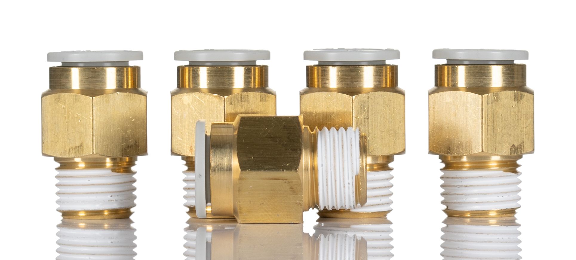 KQ2H10-02AS | SMC KQ2 Series Straight Threaded Adaptor, R 1/4 Male to Push In 10 mm, Threaded-to ...