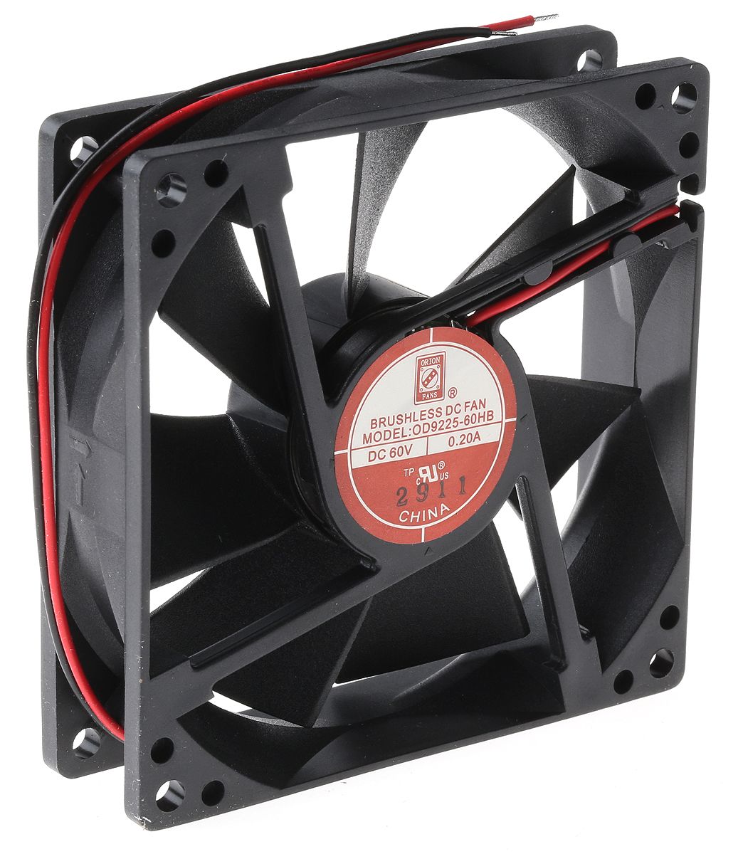 Rs Pro 軸流ファン 電源電圧:60 V Dc Dc 92 X 92 X 25mm Rs