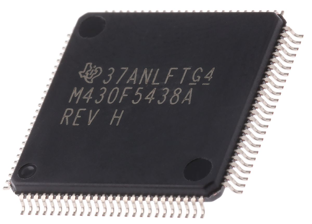 Texas Instruments MSP430F5438AIPZ, 16bit MSP430 Microcontroller, MSP430 ...