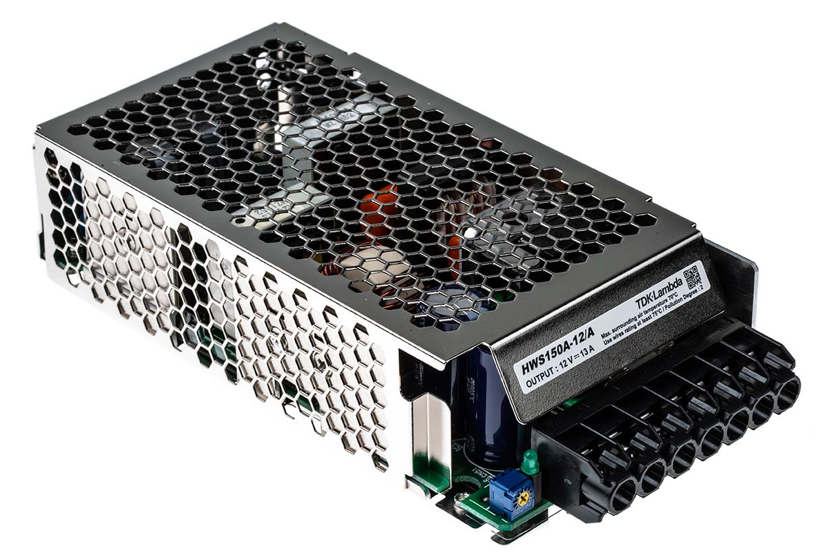 HWS150A-12/A | TDK-Lambda Switching Power Supply, 12V dc, 13A, 150W, 1 Output | RS